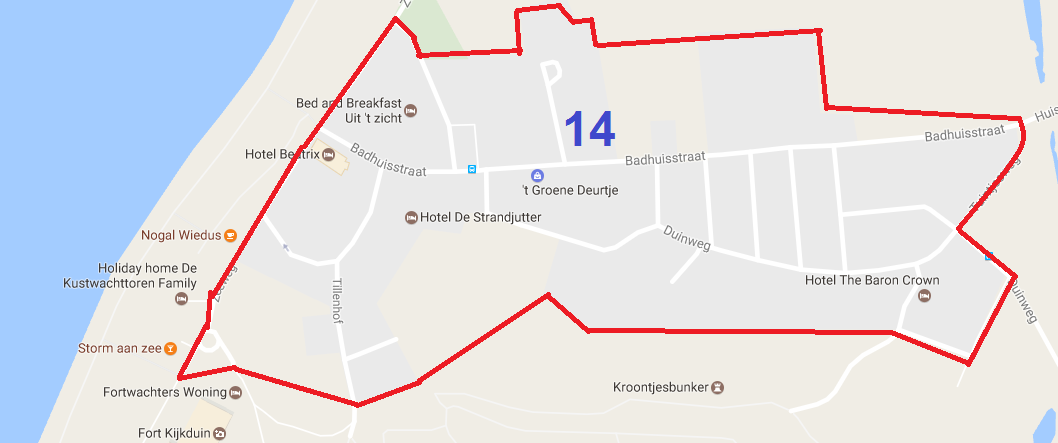 Gebied Huisduinen - Buurtpreventie Den Helder, Julianadorp & Huisduinen